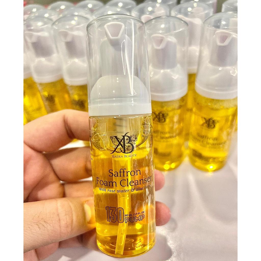 Glowing Saffron Foam Cleanser With Rose Water and Aloe Vera By Xaera ...