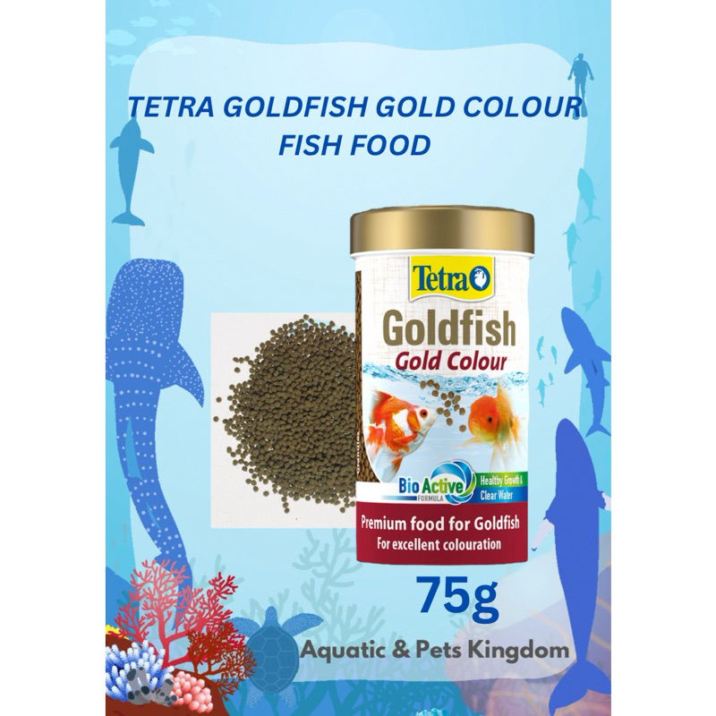 🔥[Ready Stock]🔥Tetra Goldfish Gold Colour Fish Food Makanan Ikan Emas ...