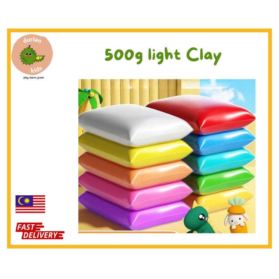 400g Non- Toxic Super Light Clay DIY Art Craft mud doll colored ...