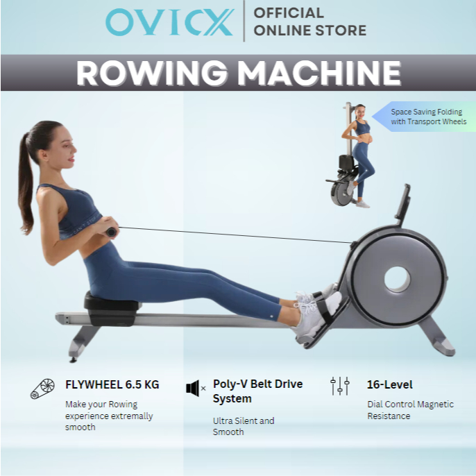OVICX Xqiao Rowing Machine R200 | Shopee Malaysia