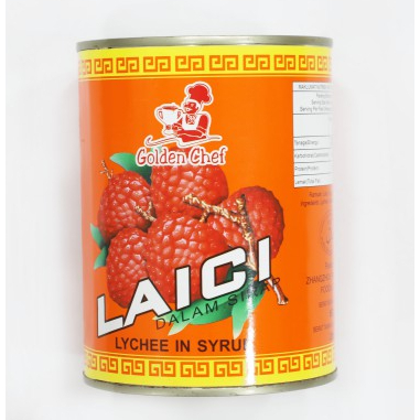 GOLDEN CHEF Lychee In Syrup / Laici 565gm | Shopee Malaysia