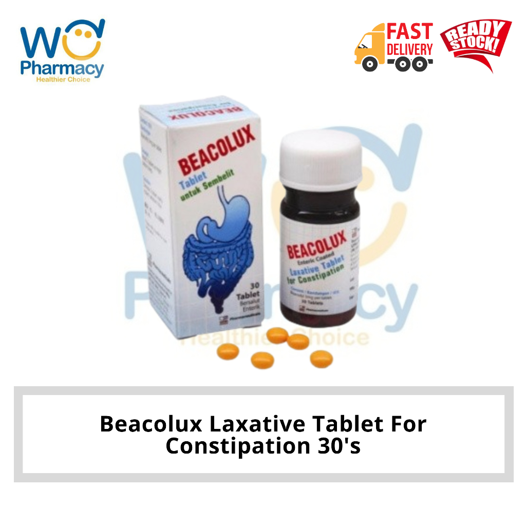 Beacolux Laxative Tablet For Constipation 30's | Shopee Malaysia