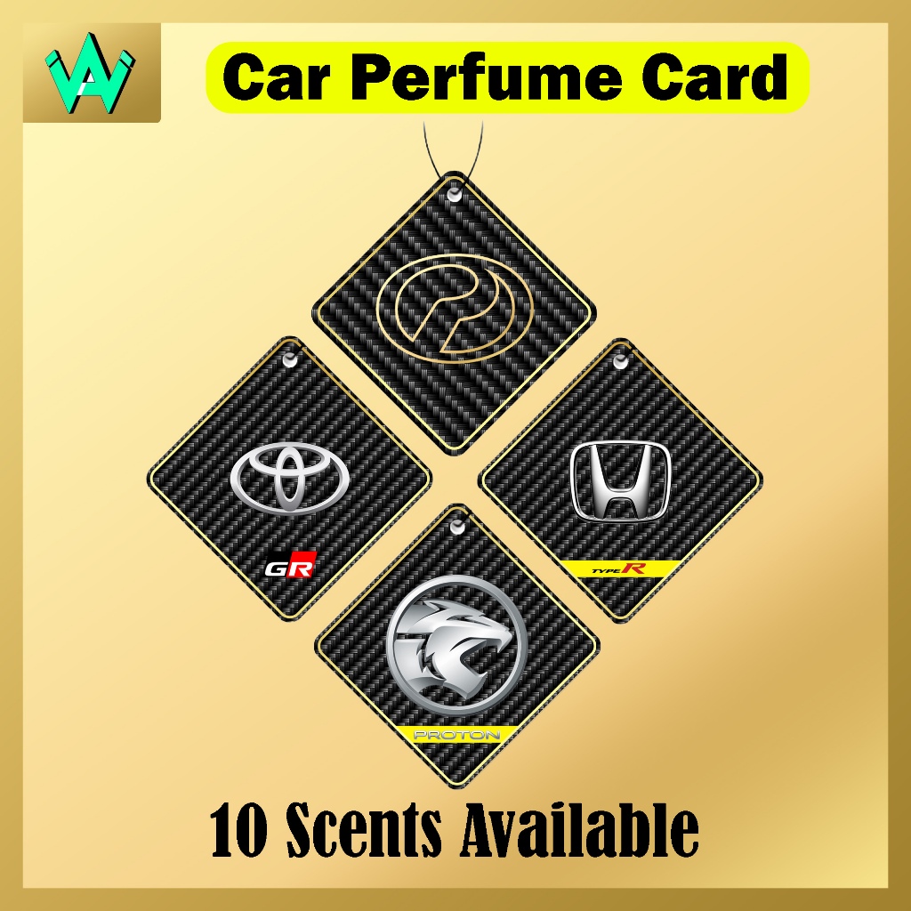 Car Perfume Card Perodua Proton Honda Toyota Kad Minyak Wangi Fragrance ...