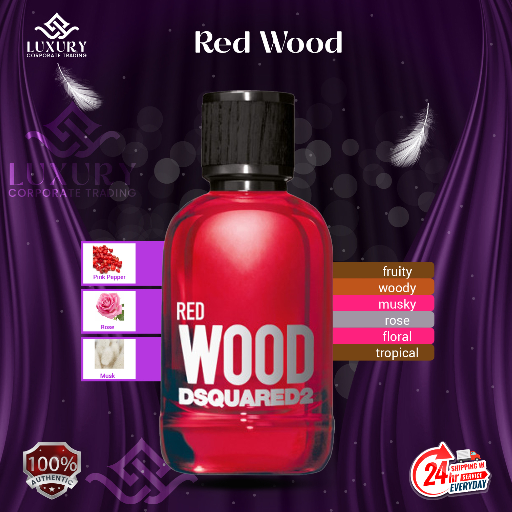 💯% Rad Wuod Pour Femme EDT Perfume For Women 100ml (Daily Postage ...