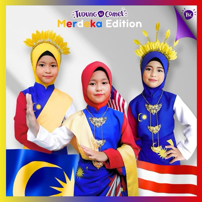 Tudung Sekolah Edisi Merdeka Awning Scuba Original Tudung Si Comel ...