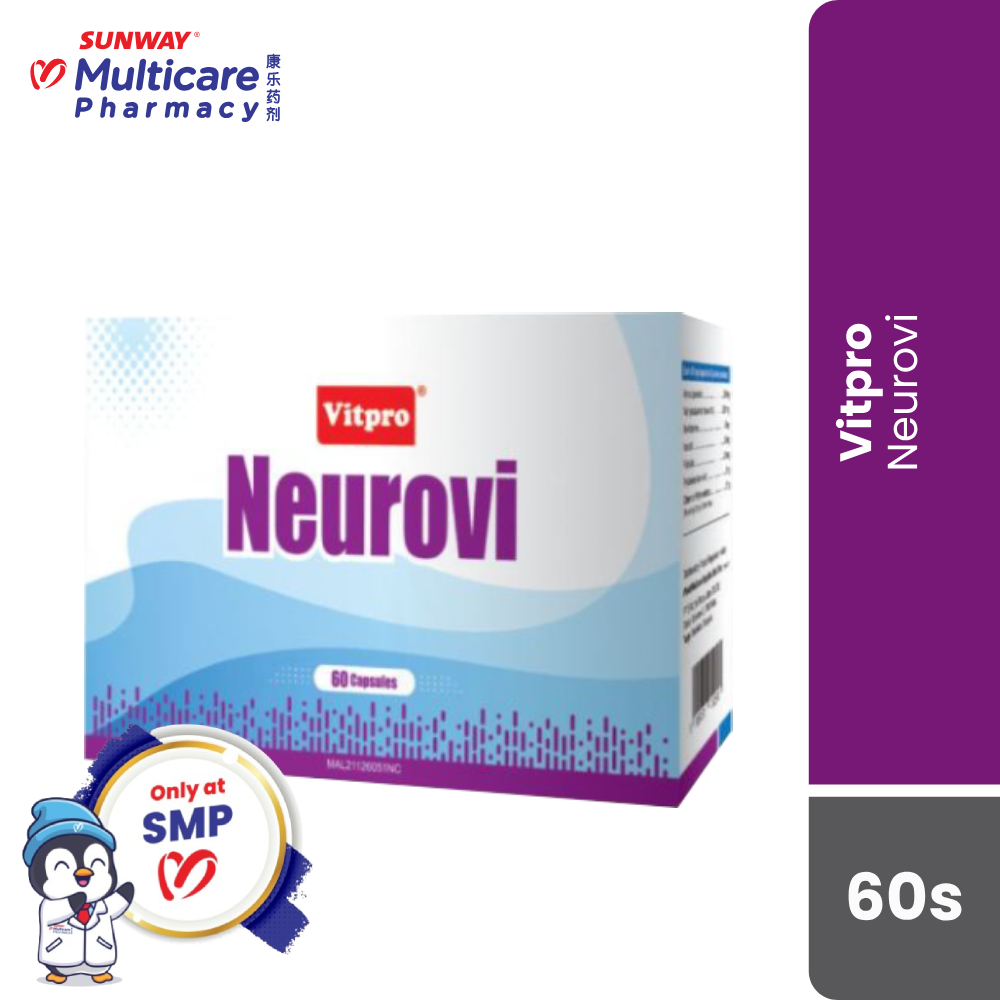 Vitpro Neurovi 60'S| Relieves Nerve Pain & Boosts Nerve Function ...