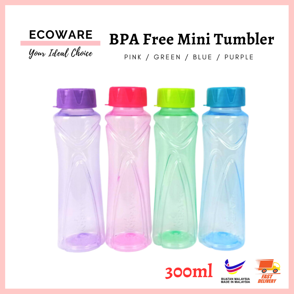 ECOWARE BPA Free Mini Tumbler/ Botol Minuman Mini 300ml/ Botol Minuman ...
