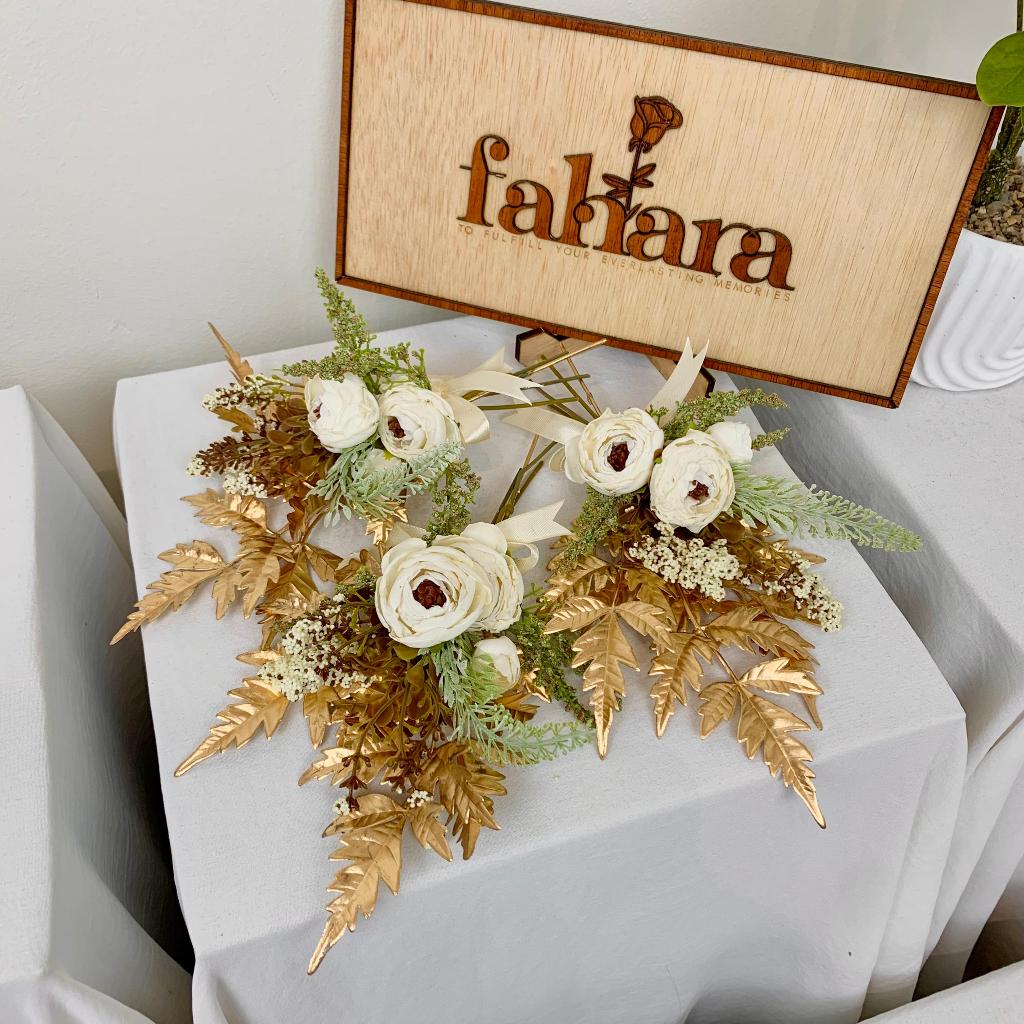 FAHARA | gubahan ikat artificial flower - gubahan hantaran (chat seller ...