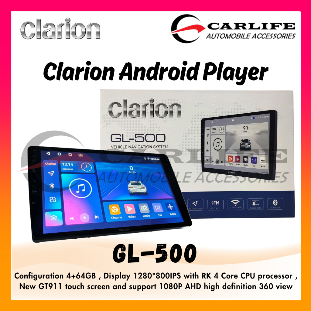 Clarion Android Player 4 + 64GB 360 Function NEW MODEL | Shopee Malaysia