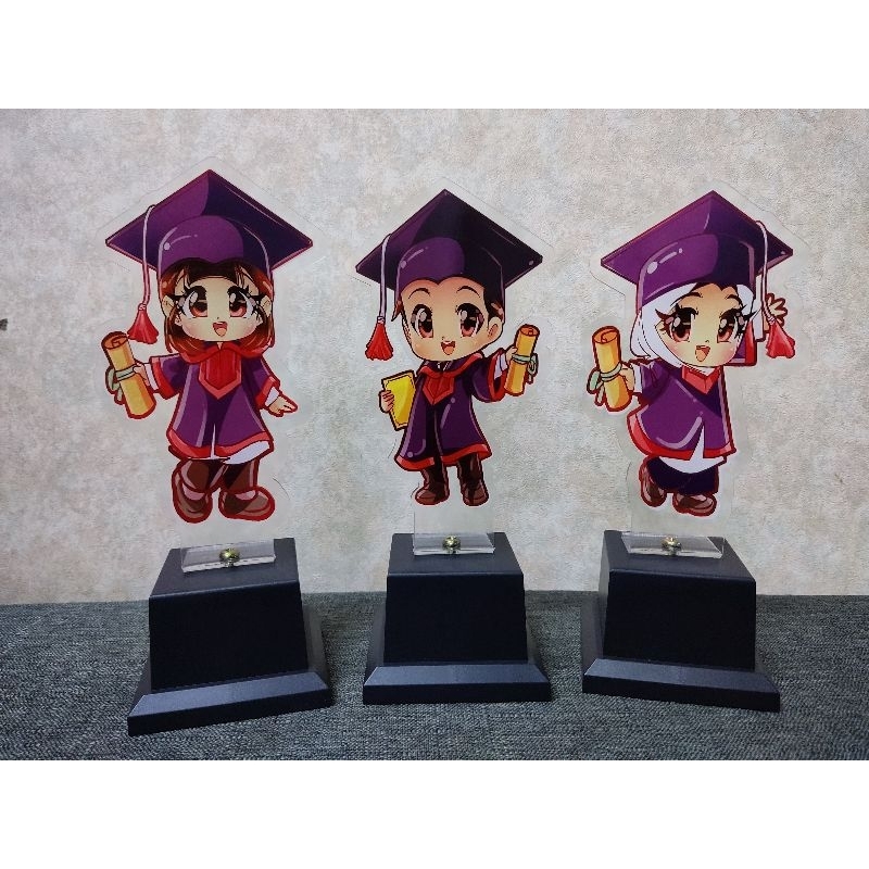ACRYLIC TRANSPARENT CONVOCATION TROPHY | Shopee Malaysia