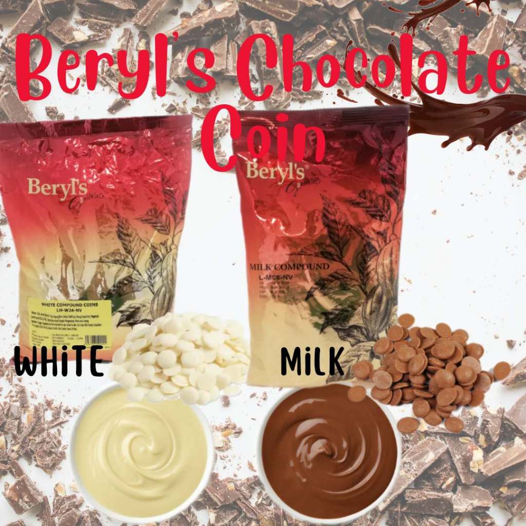 Chocolate Coklat Beryls White Chocolate Coin Masakan Milk Choc Repack ...