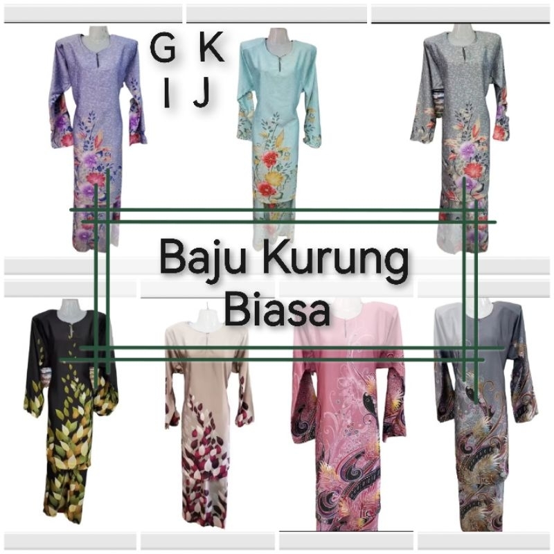 GKIJ [2]Baju Kurung Pesak Kain Susun Tepi Corak Batik dan lain-lain ...