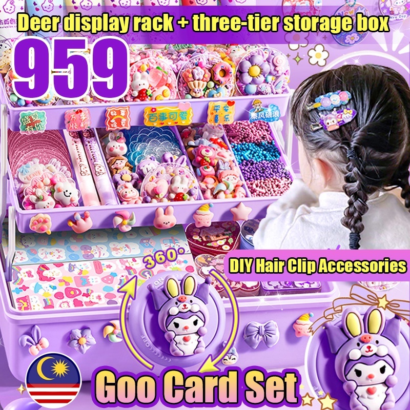 Malay Spot 1008PCS Guka Set DIY Keychain Set Guka Cream Set Cuckoo ...