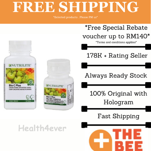 Amway Nutrilite Bio C Plus All Day Formula (60 Tablets / 120 Tablets ...