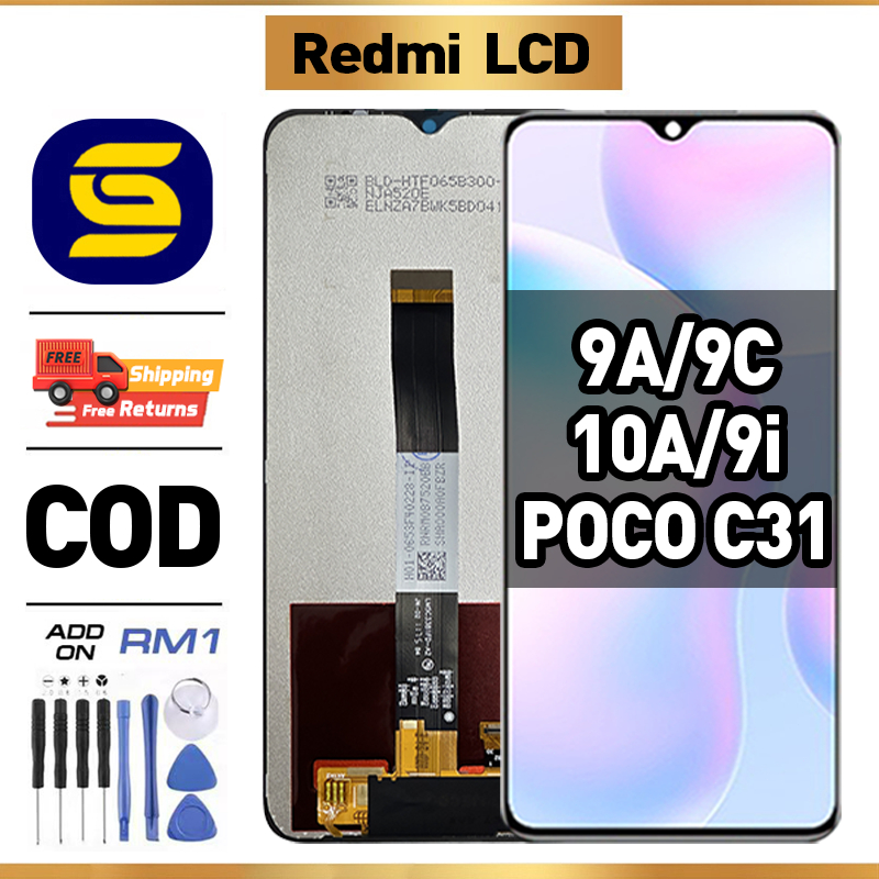 LCD Redmi 9A/ 9C/ 10A/ 9i/ poco C31 Compatible For Glass Original Touch Screen Digitizer ...