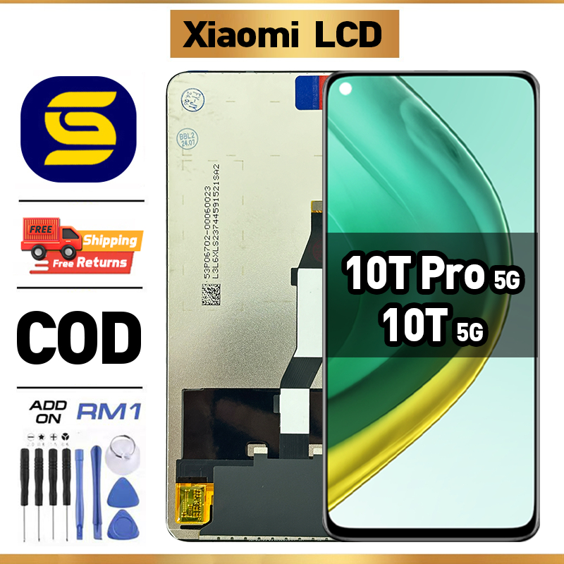 LCD Xiaomi Mi 10T 5G/ 10T Pro 5G Compatible For Glass Original Touch Screen Digitizer | Shopee ...