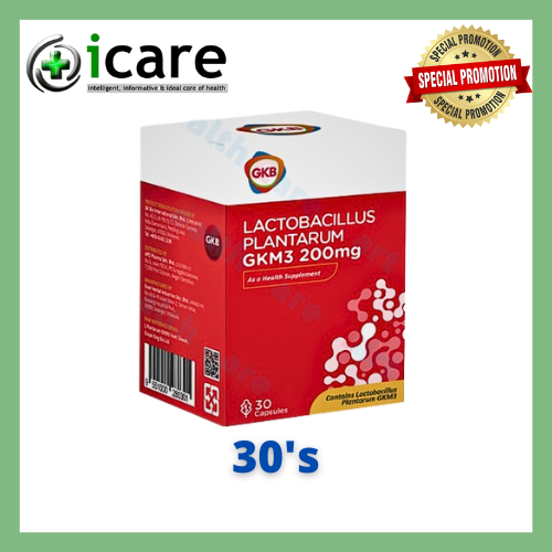 GKB LACTOBACILLUS PLANTARUM GKM3 200MG 30'S ( EXP DATE : 02/2026 ...