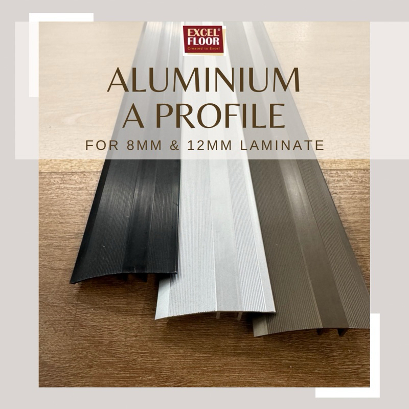 Aluminium A Profile - Laminate 8mm/12mm | Shopee Malaysia