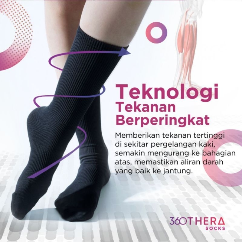 🔥Stokin Umrah🔥Medical Socks 360 Sahajidah HAI O Stokin Terapi Kesihatan ...