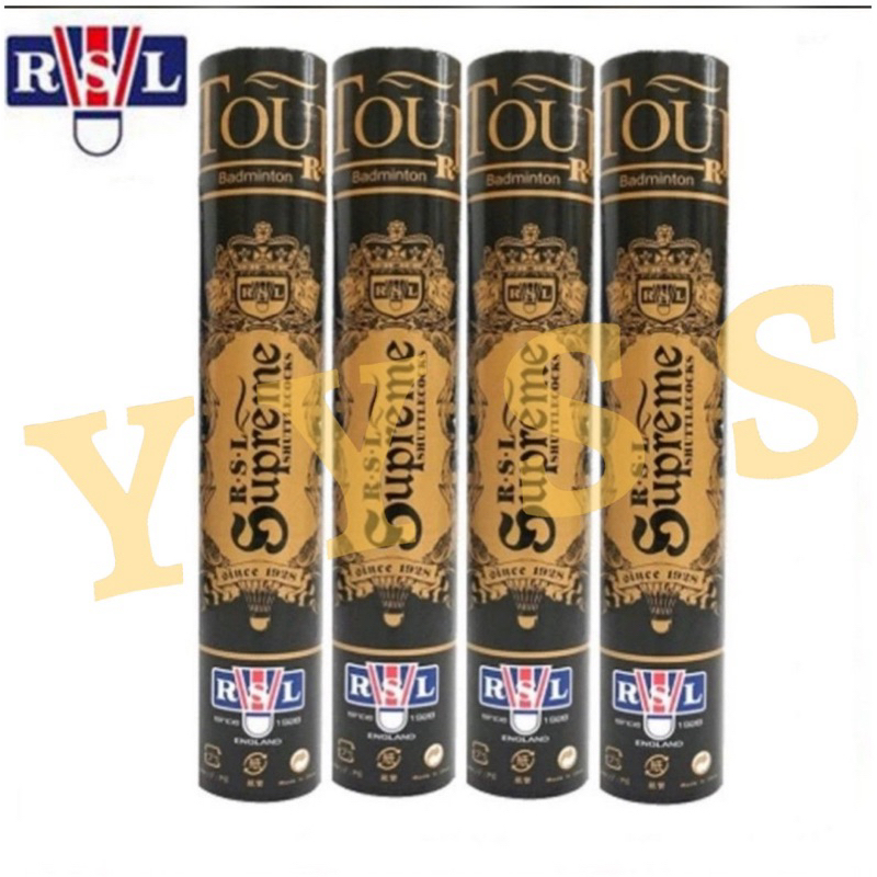 [100℅ ORIGINAL] RSL SUPREME SHUTTLECOCK READY STOCK !!! (BULU TANGKIS ...