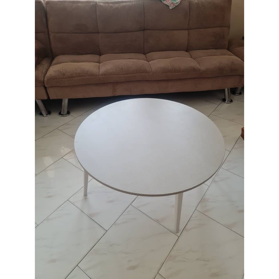 Round Japanese Table Coffee Table Waterproof Foldable Leg Meja Lipat ...