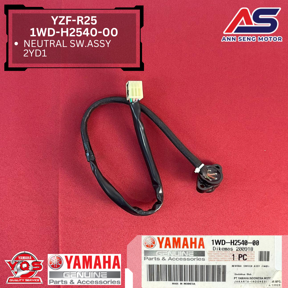 YAMAHA YZF-R25 NEUTRAL SW.ASSY 2YD1 ORIGINAL (1WD-H2540-00) | Shopee ...