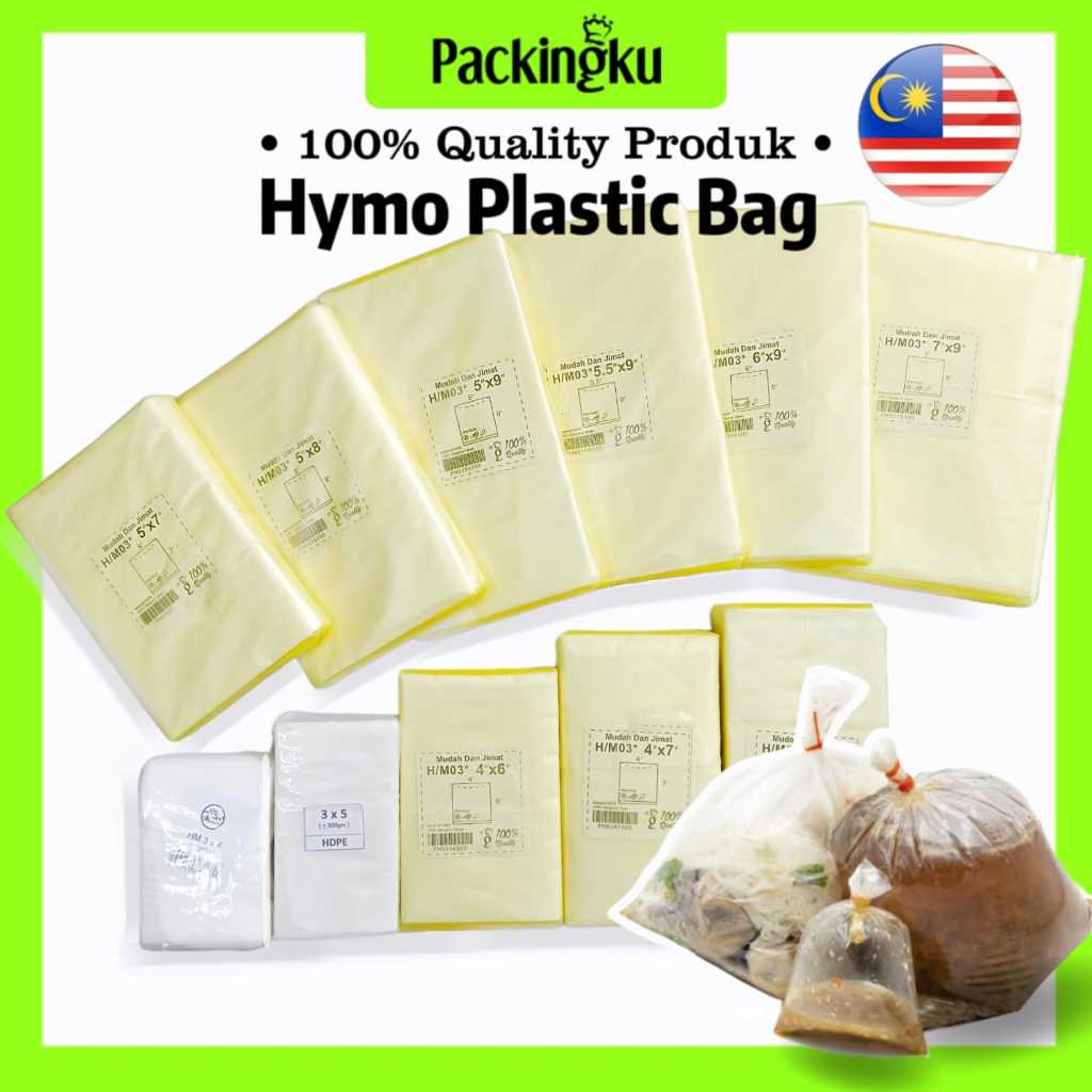 Beg Plastik HM Bungkus Tapau Makanan (Beg Plastik Panas/Sejuk) | Shopee ...