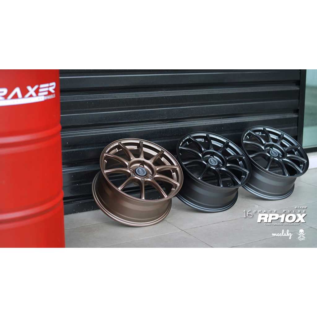RAXER RP10X 15 16 17 18 INCH MCCLUB DARK GRAPHITE GREY / SATIN BLACK / SATIN SILVER / BRONZE ...