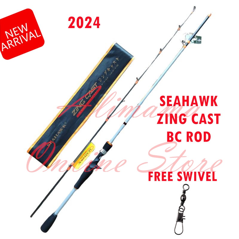 2024 TERBARU SEAHAWK ZING CAST BC FISHING ROD | Shopee Malaysia