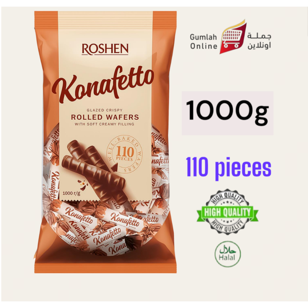Roshen Konafetto Bianco(milk), Sweets In Cocoa 1kg (milk) | Shopee Malaysia