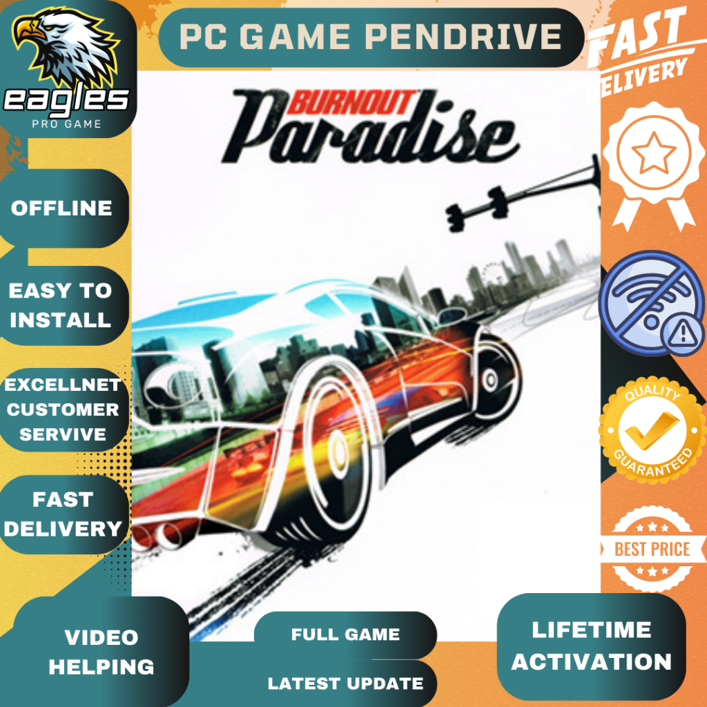 [ PC Game ] Burnout Paradise Remastered (v1.0.0 + All DLCs) - Offline [ Pendrive 32 GB ...