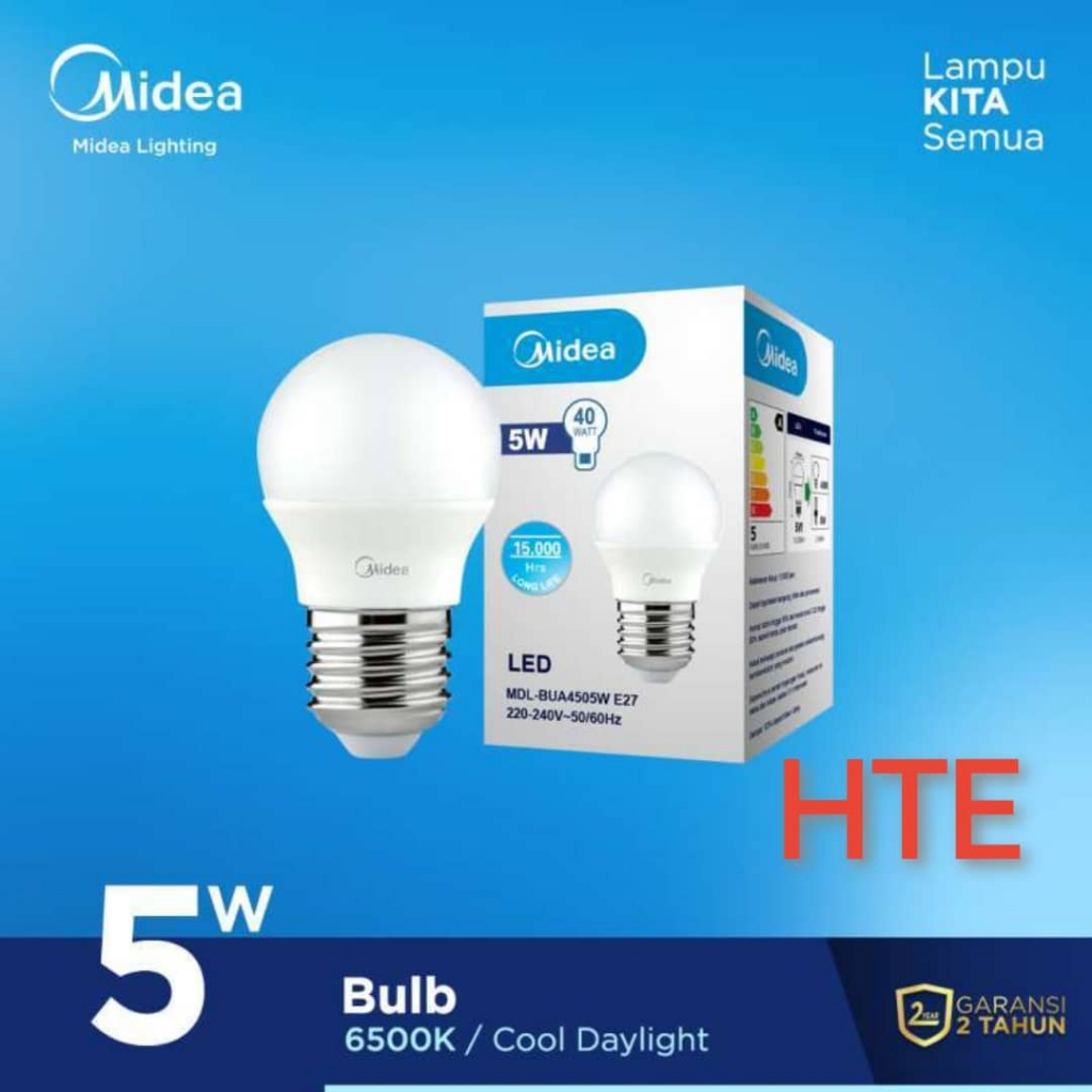 MIDEA LED E27 A BULB SERIES 5W/9W/15W/30W LED BULB/HIGH QUALITY MENTOL ...