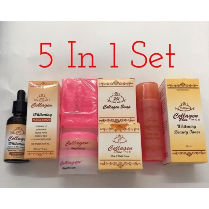 SET COLLAGEN PLUS VIT E 5 IN 1 (READY STOCK) ORIGINAL | Shopee Malaysia