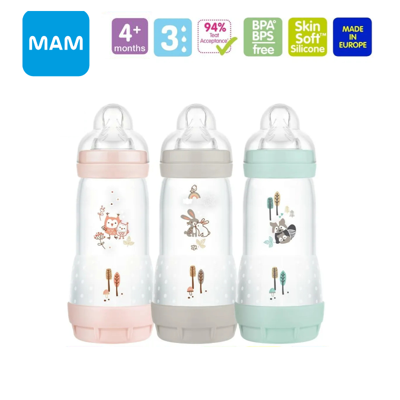 MAM Easy Start Anti-Colic Bottle 320ml/Mam Anti Colic Bottle 11oz (320ml) MAM Colours of Nature ...