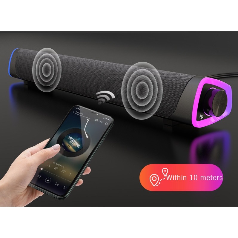 niye sound bar bluetooth speaker V8 2 in 1 USB and Bluetooth dual ...