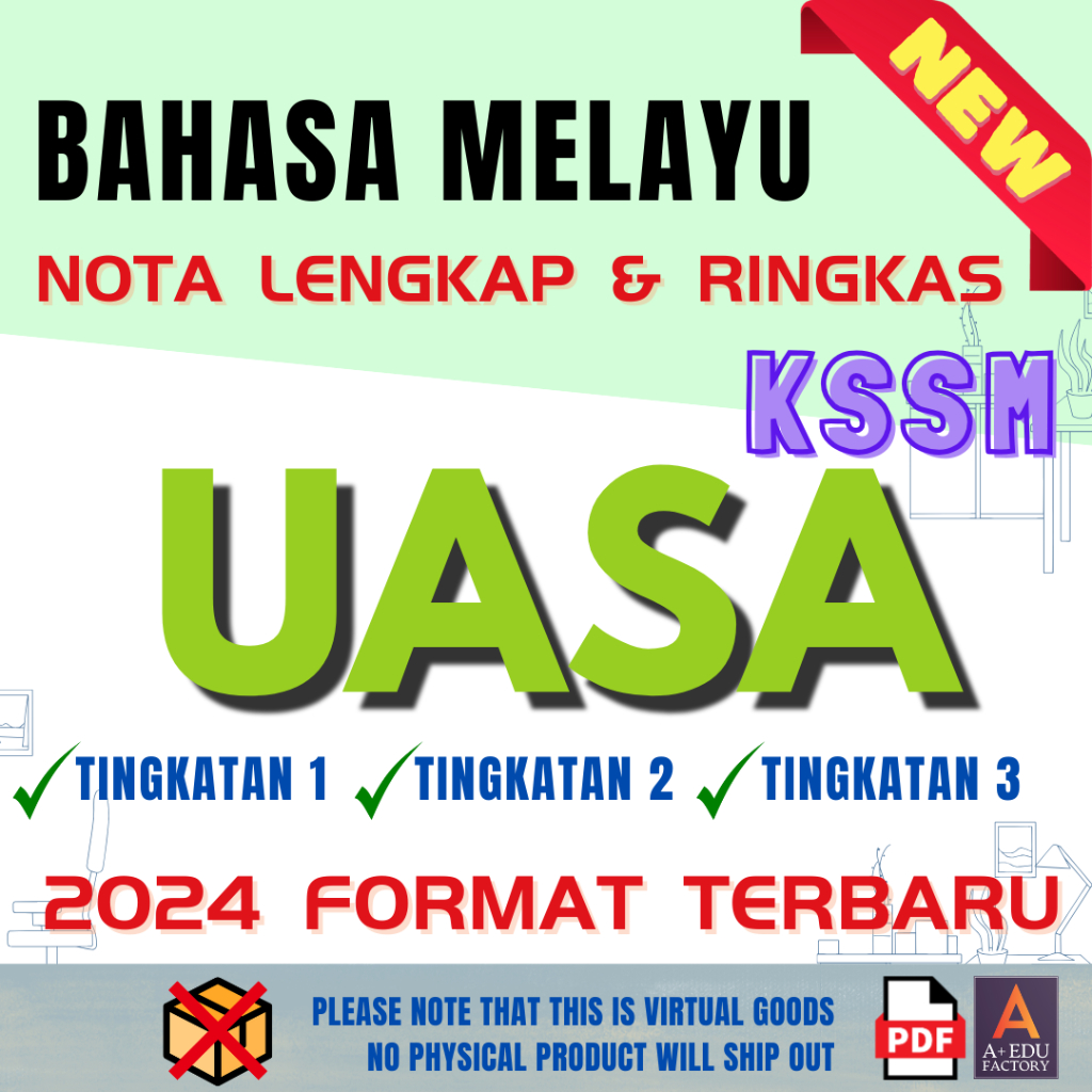 [📚PDF] NOTA LENGKAP BAHASA MELAYU TINGKATAN 1, 2, 3 [UASA] A+ NOTES SMK ...