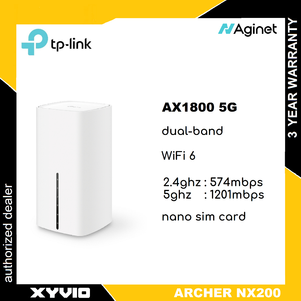 TP-LINK ARCHER NX200 AX1800 Wireless Dual-Band Gigabit Router 5G Modem | Shopee Malaysia