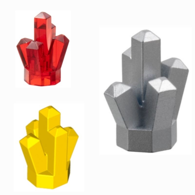 LEGO Loose Parts #52 - Rock 1x1 Crystal 5 Point NEW | Shopee Malaysia