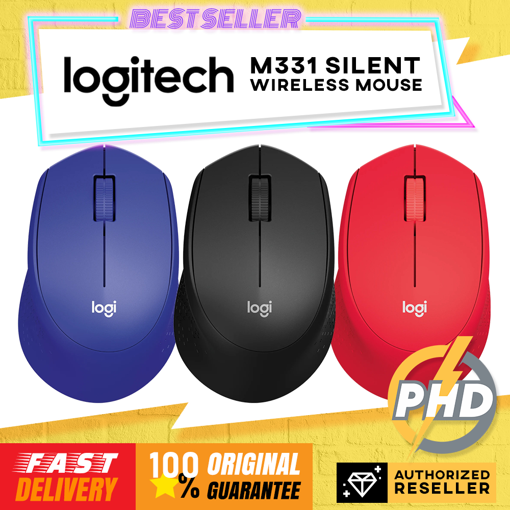 Logitech M331 Silent Plus Wireless Mouse | SilentTouch | Comfort | Long ...