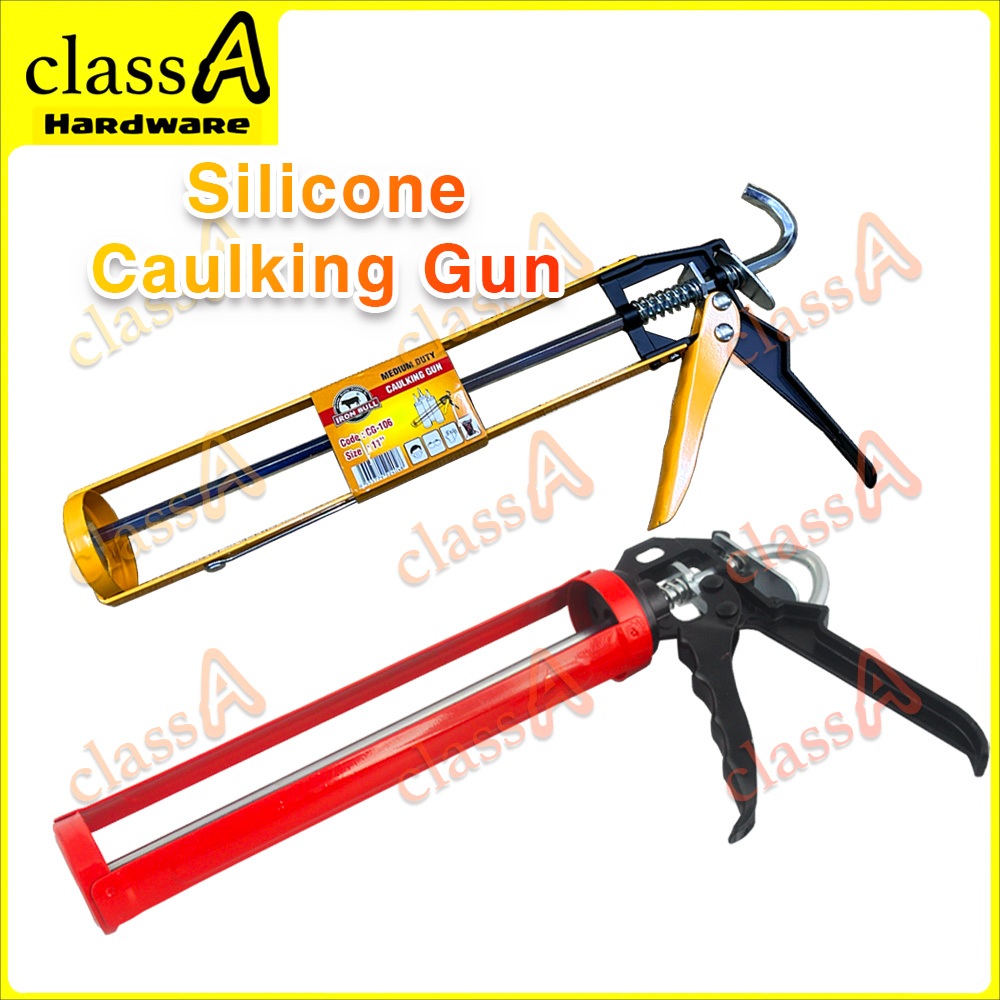 ClassAHW Medium Duty 13.5 Inch Silicon Silicone Gun Caulking Gun for ...