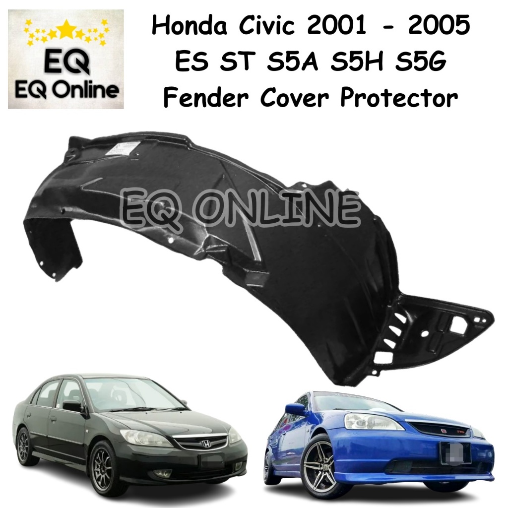 Honda Civic 2001 - 2005 ES ET S5A S5H S5G Fender Cover Fender Liner ...