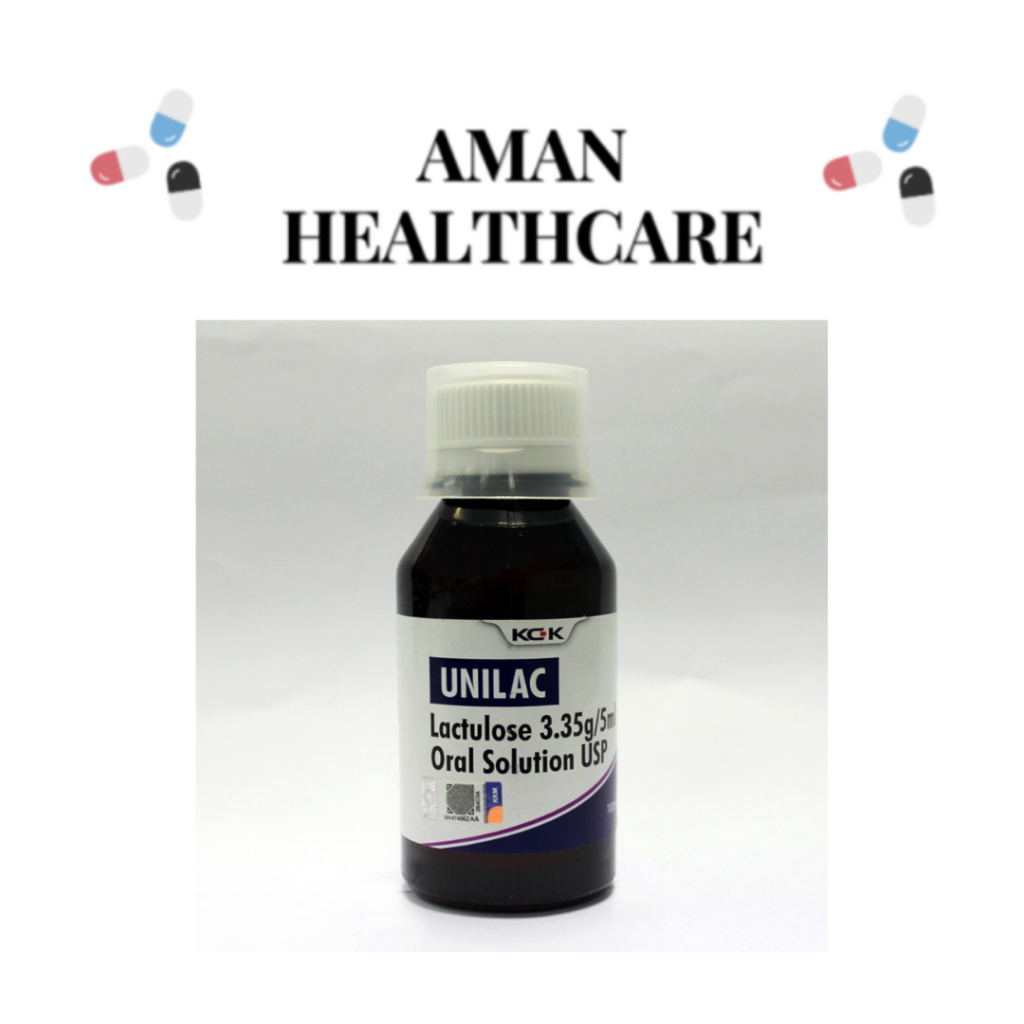 UNILAC LACTULOSE 3.35G/5ML ORAL SOLUTION USP 100ML | Shopee Malaysia