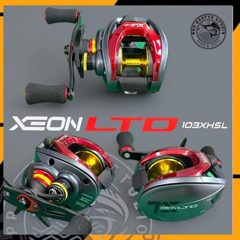2023 New Team Seahawk Xeon LTD Limited Edition 103XHSL 8.1:1 Baitcast ...