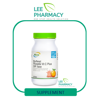 BUFFERED ROSELLE VIT C PLUS SR TABLET 30's | Shopee Malaysia
