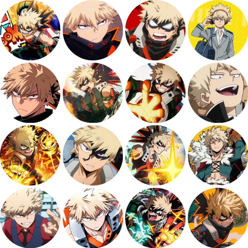 My Hero Academia Katsuki Bakugo Button Badge 58mm | Shopee Malaysia