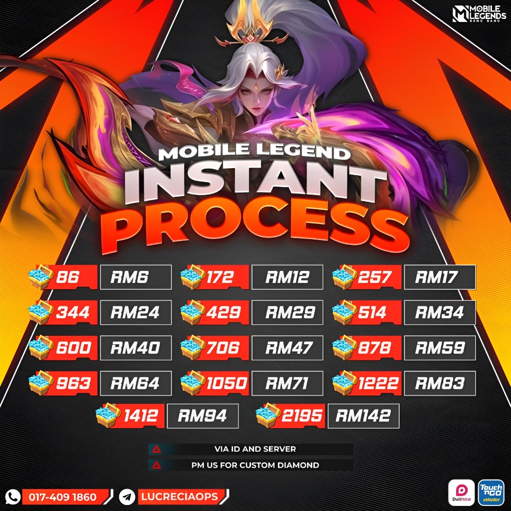 MOBILE LEGENDS BOOSTlNG SERVICE ML JOKI GAME | Shopee Malaysia