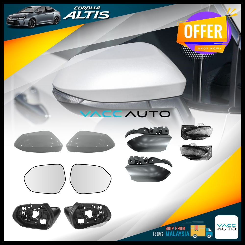 Toyota Altis E210 Side Rearview Mirror Cap Signal Lamp Lower Cover ...