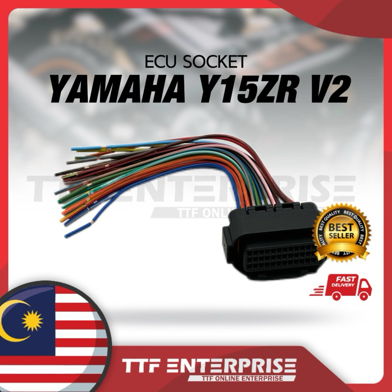 YAMAHA Y15ZR-V2 ECU SOCKET SOKET ECU RUMAH KEPALA WIRING WIRE Y15 ZR Y ...