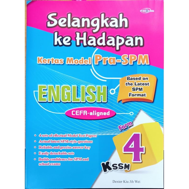 Selangkah Ke Hadapan Kertas Model Pra Spm English Cefr Aligned Form 4