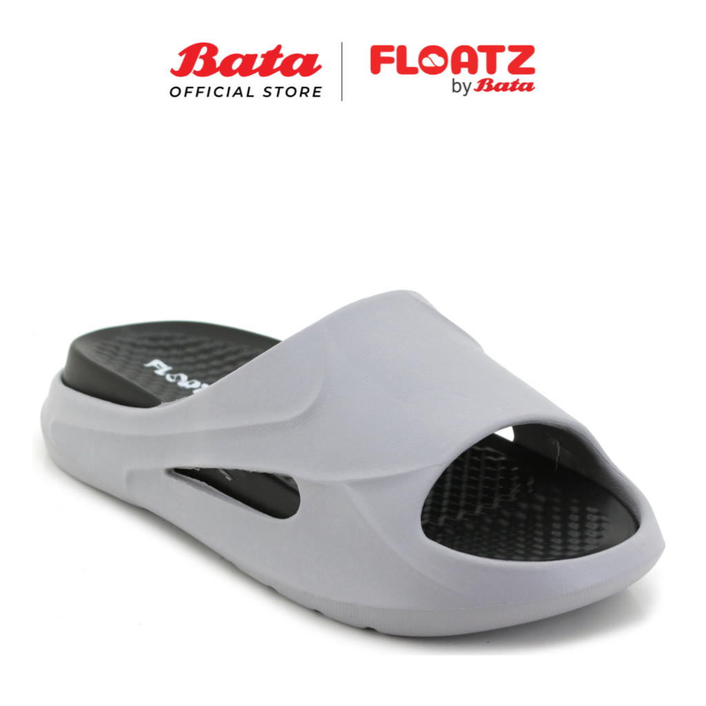 BATA FLOATZ Ted Men Grey /Black Sandals & Flip Flops 8102061/8106061 Selipar Lelaki | Shopee ...